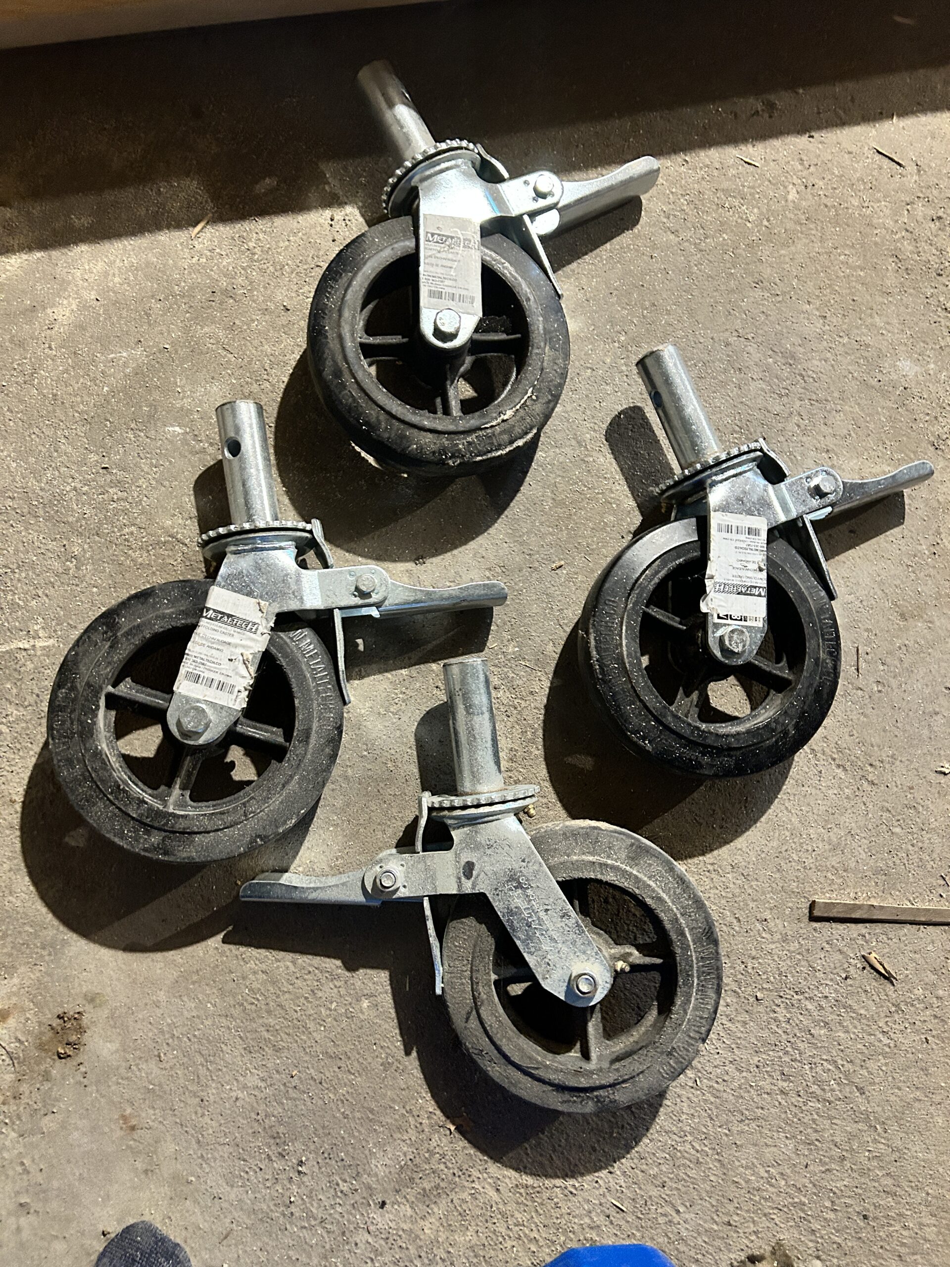 Scaffolding - caster wheel (set of 4) - Artwood Enterprises